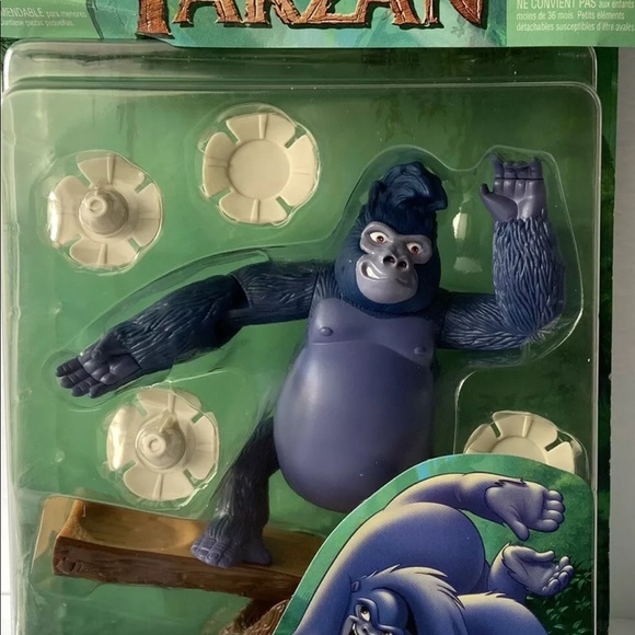 Disney | Toys | Tarzan Terk Disneys Back Flipping Dish Throwing Monkey ...